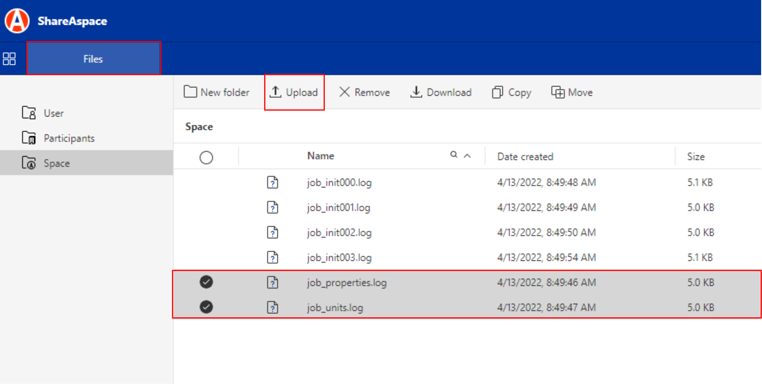 ShareAspace D2M start-up processes | D2M Documentation